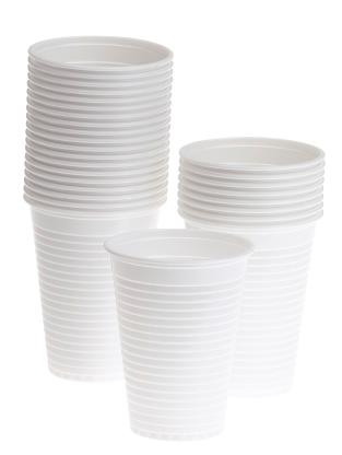 Beger plast økonomi 21cl hvit (100) pakker à 100 beger - Døvigen AS
