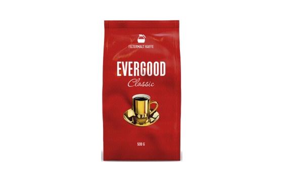 Kaffe EVERGOOD filtermalt 500 gr Fyldig aromatisk kaffe med fin ...